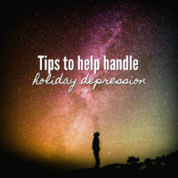 Tips to help handle holiday depression