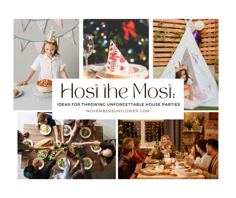 How to Plan House Parties Guests Will Never Forget | November Sunflower