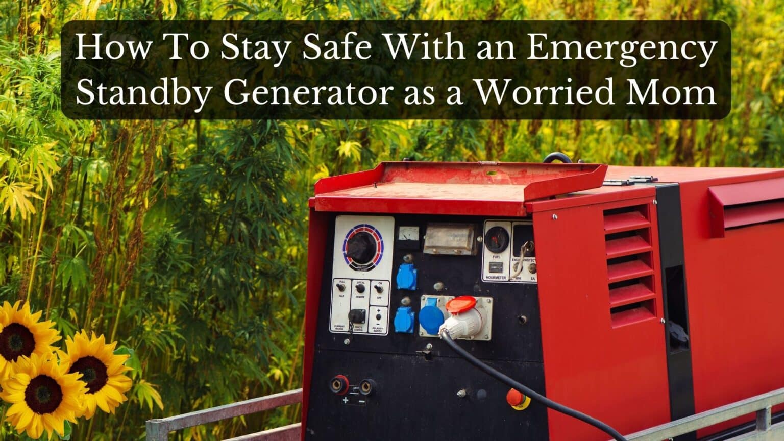 Ease Home Safety Concerns with a Home Generator | November Sunflower