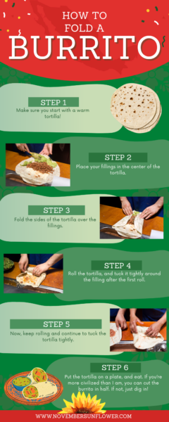 Make Your Own Burritos at Home | November Sunflower