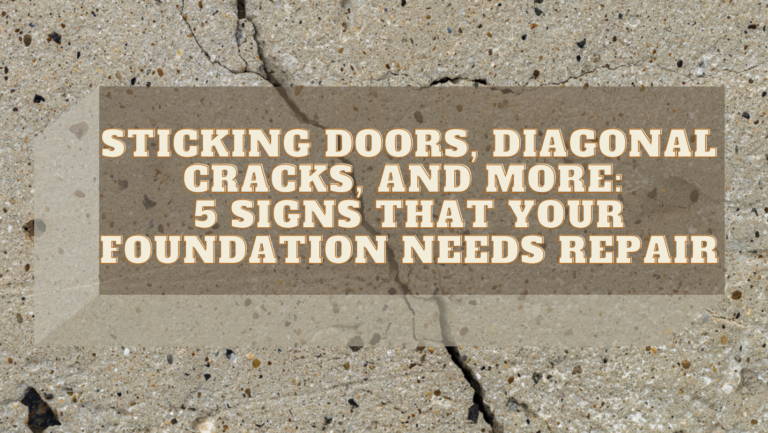 Sticking Doors, Diagonal Cracks Signs Your Foundation Needs Repair | NovSun