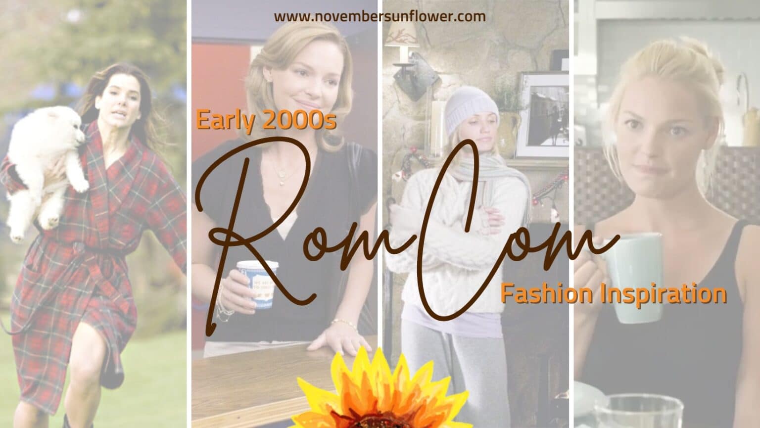 RomCom Core Fashion | November Sunflower